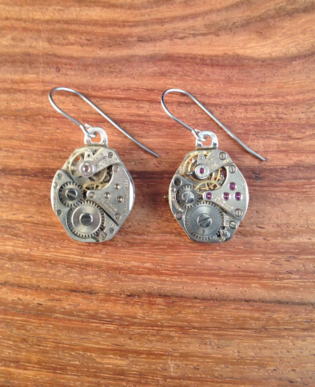 Steampunk Watch Movement Earrings - Etsy