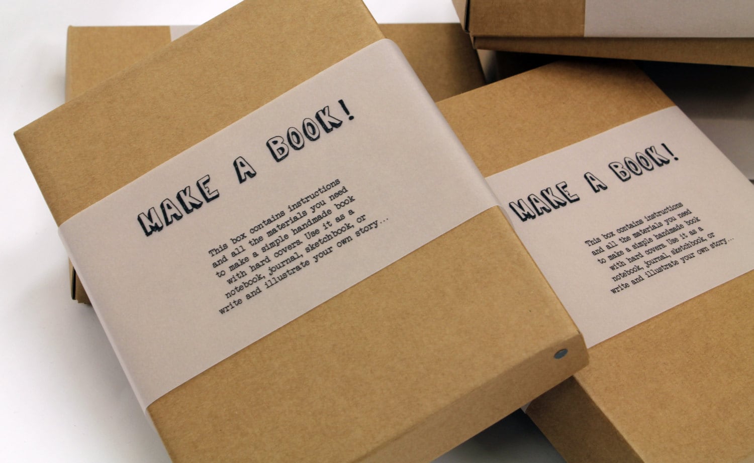 Bookbinding Kit -make Your Own Hardcover Book! Handmade Notebook ...