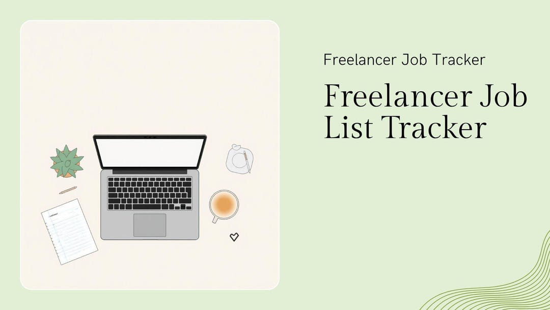 Freelancer Job Tracker Excel Template | Client & Deadline Tracker ...