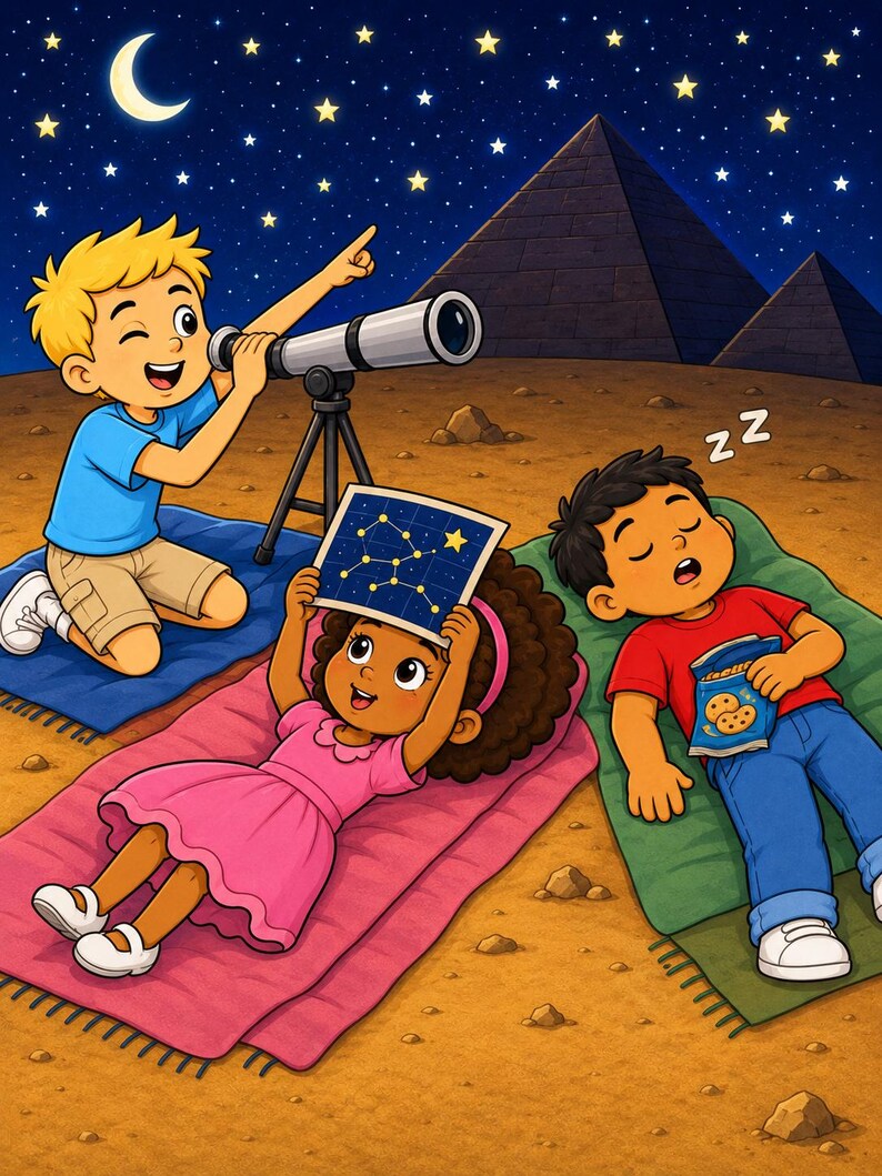 Egypt Coloring Book for Kids, Pyramids Activity (ages 3-9) (instant ...