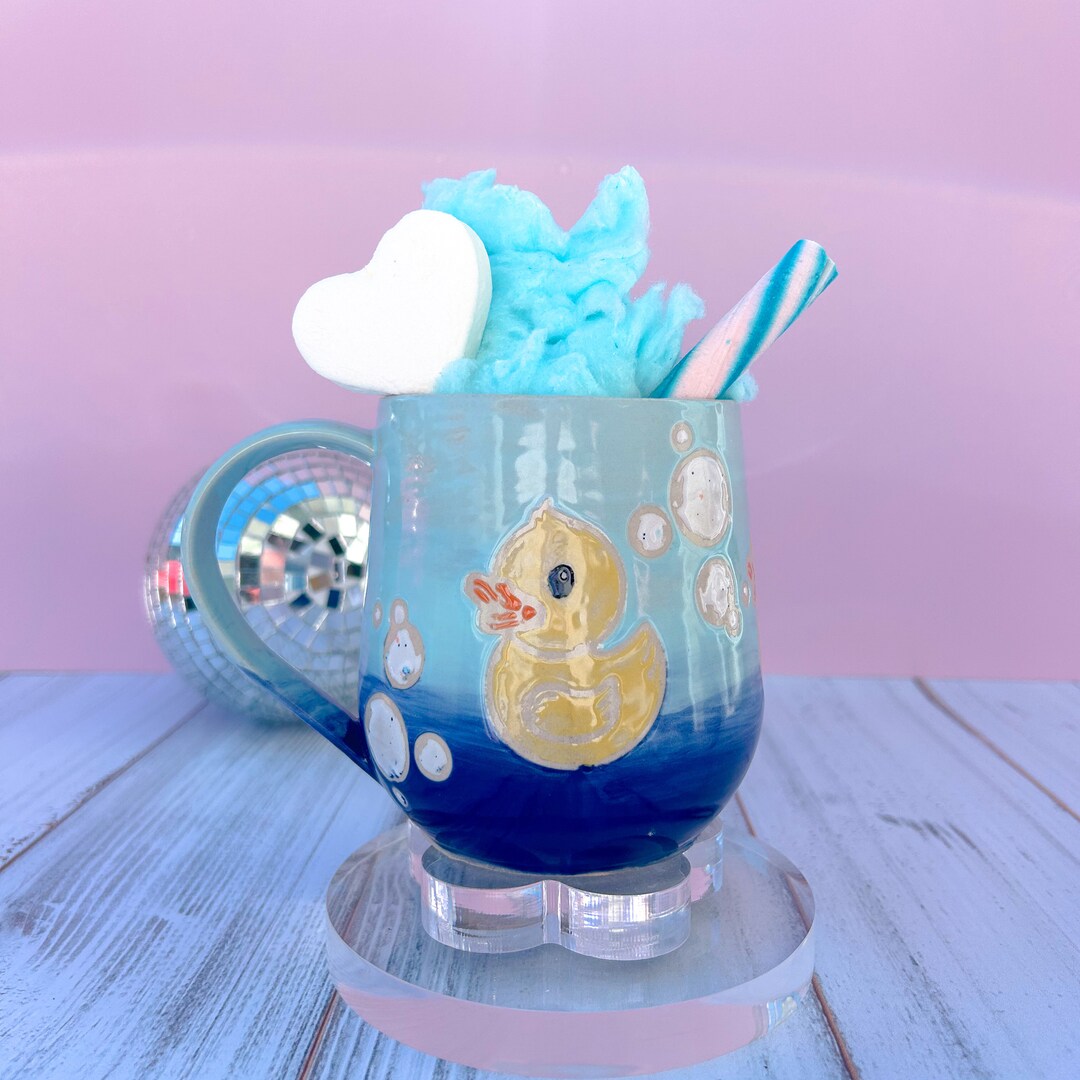 Rubber Ducky Ceramic Mug, Handmade Mug, Ceramic Rubber Duck Mug, Duck ...