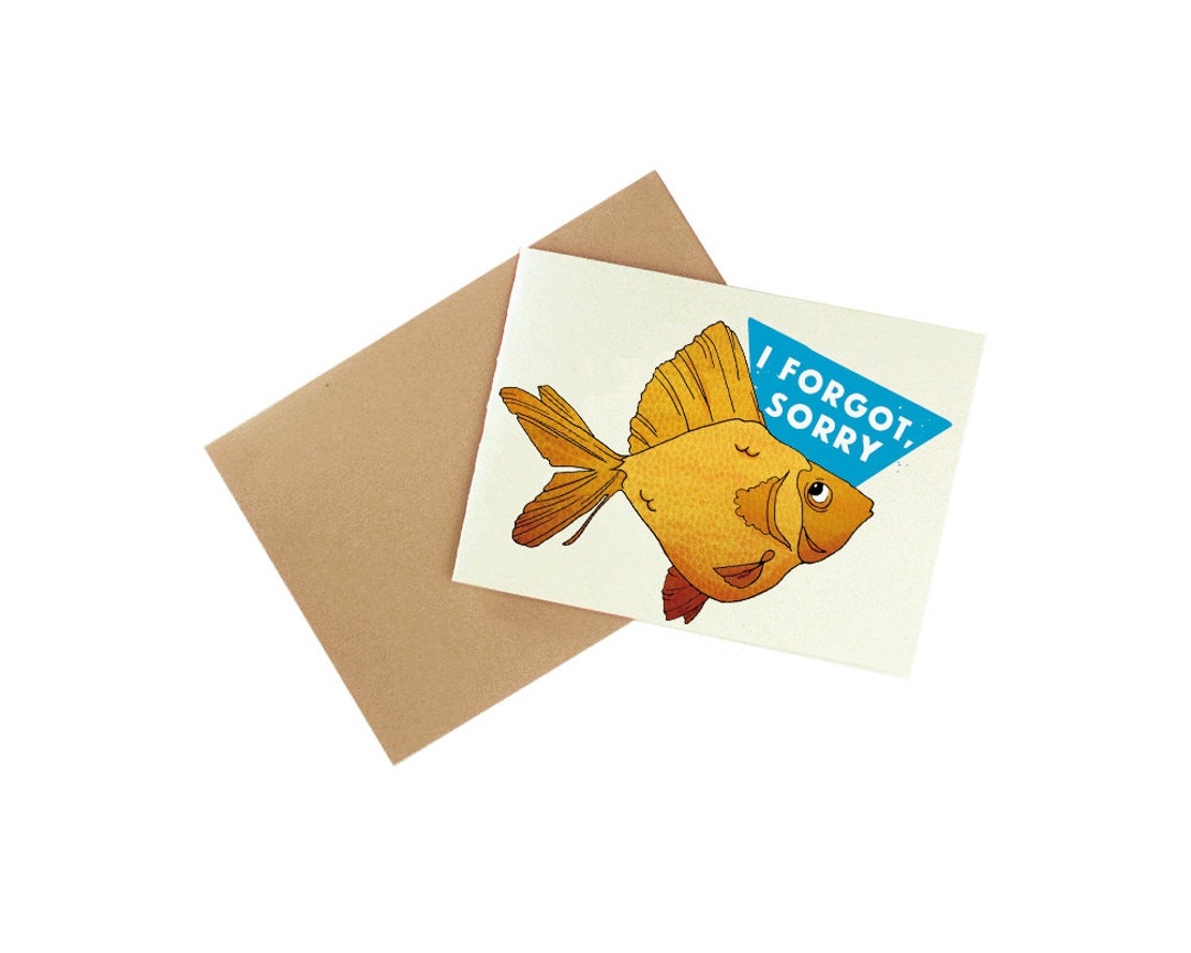 Sorry I Forgot Card, I'm Sorry Card, Apology Card, so Sorry Card ...