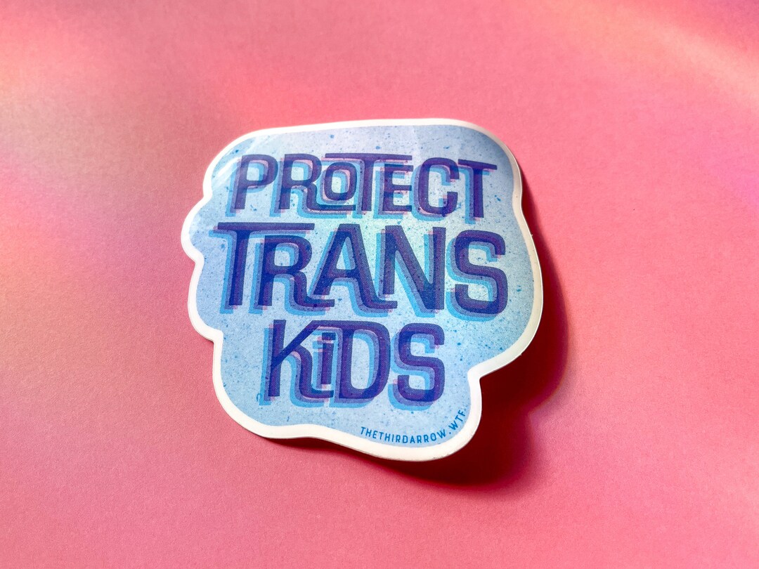 Protect Trans Kids Sticker, Gifts for Gays and Theys, Transgender ...
