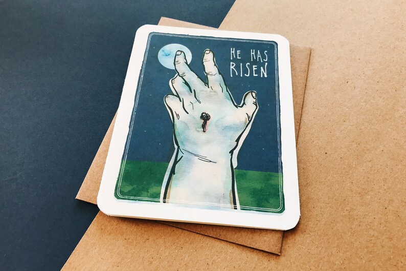 Zombie Jesus Easter Card: Sacrilegious Humor - Etsy