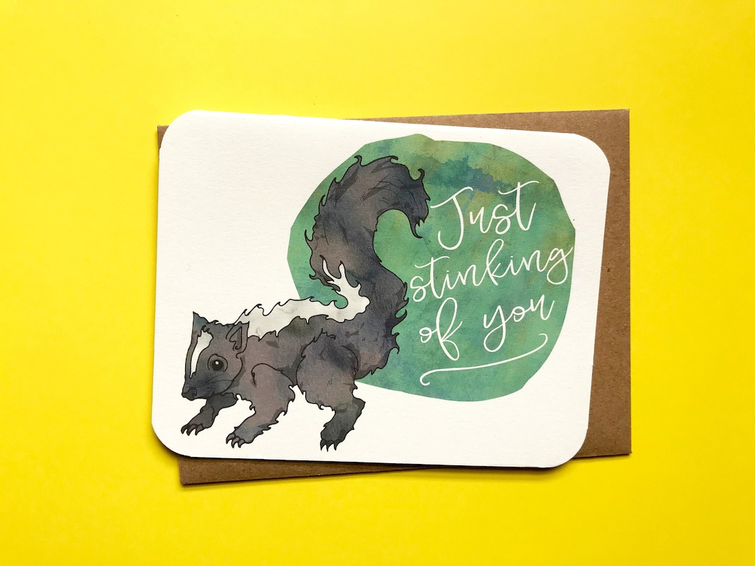 Just Stinking of You Card | Thinking of You Card | Miss You Card - Etsy