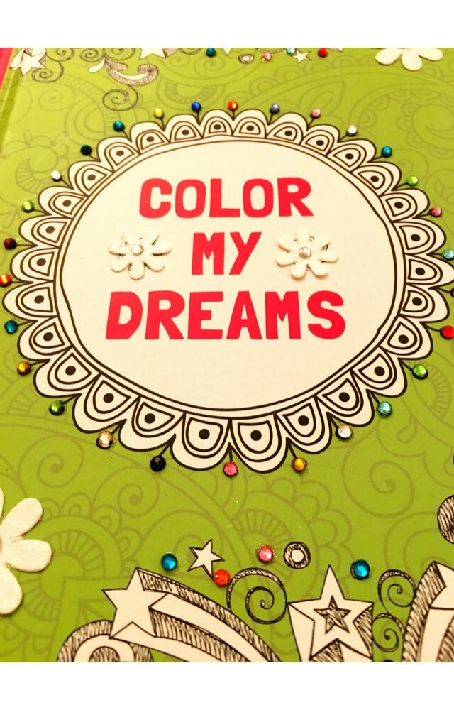 Color My Dreams Relaxing Coloring Book and Diary/journal - Etsy UK