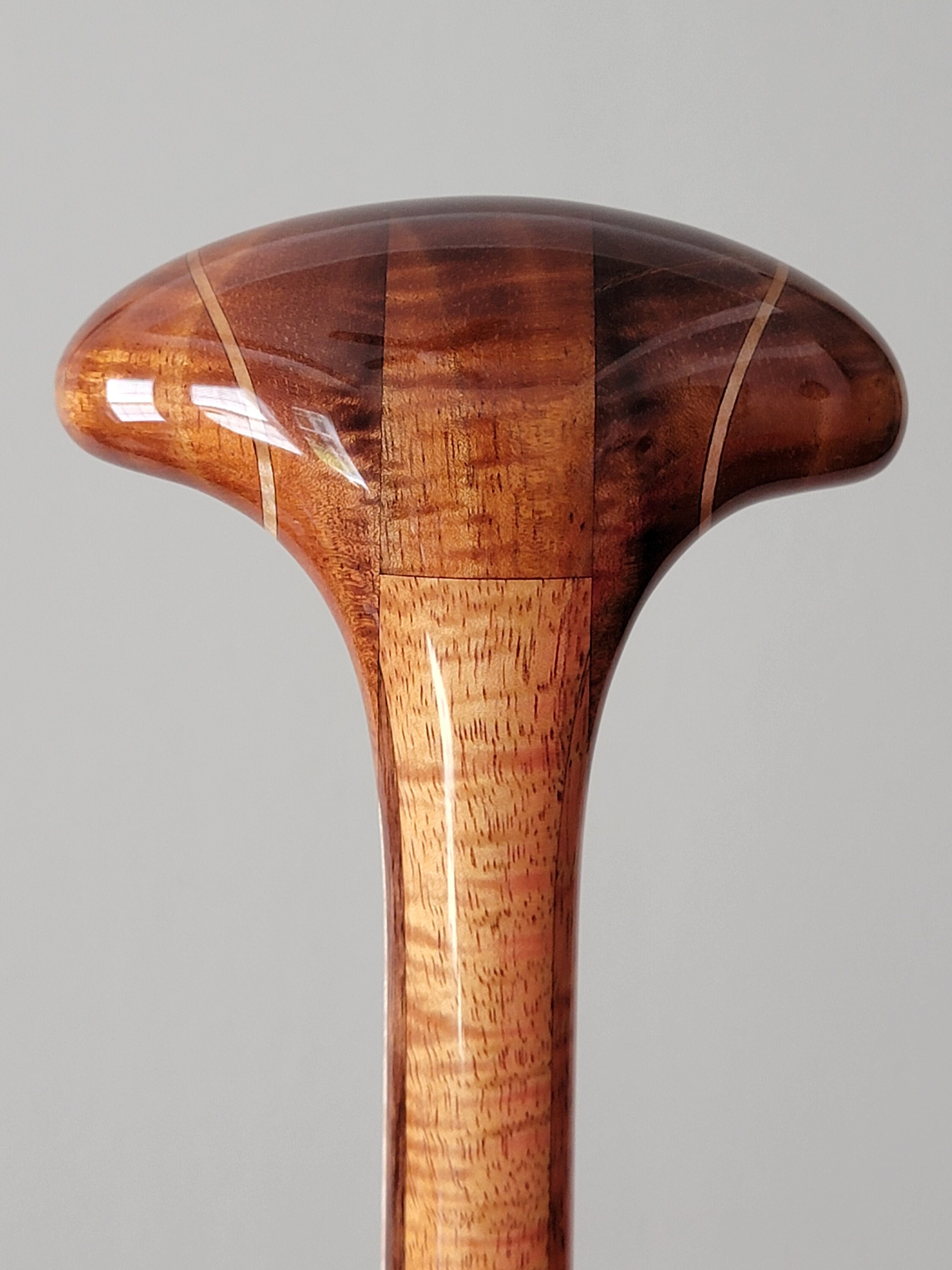 Canoe Paddle, "hawaiian Beauty Iii" Design, 5 Degree Single-bend S ...