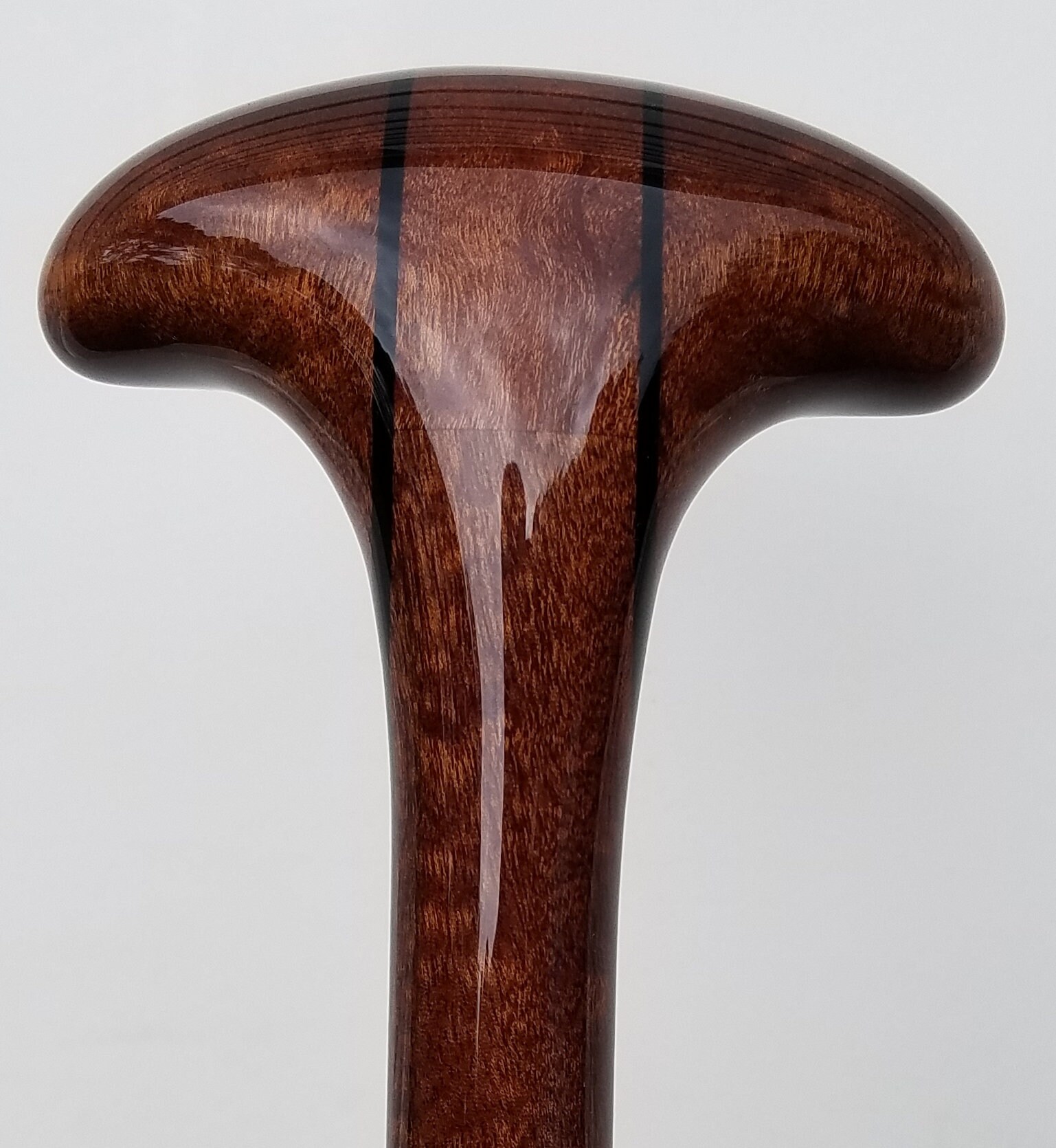 African Sun Canoe Paddle (single Paddle) and Single, Ebonized Curly ...