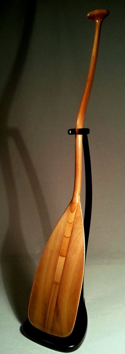 Wooden Canoe Paddle, 12 Degree, Double Bend S-blade, T.S.S., Western ...