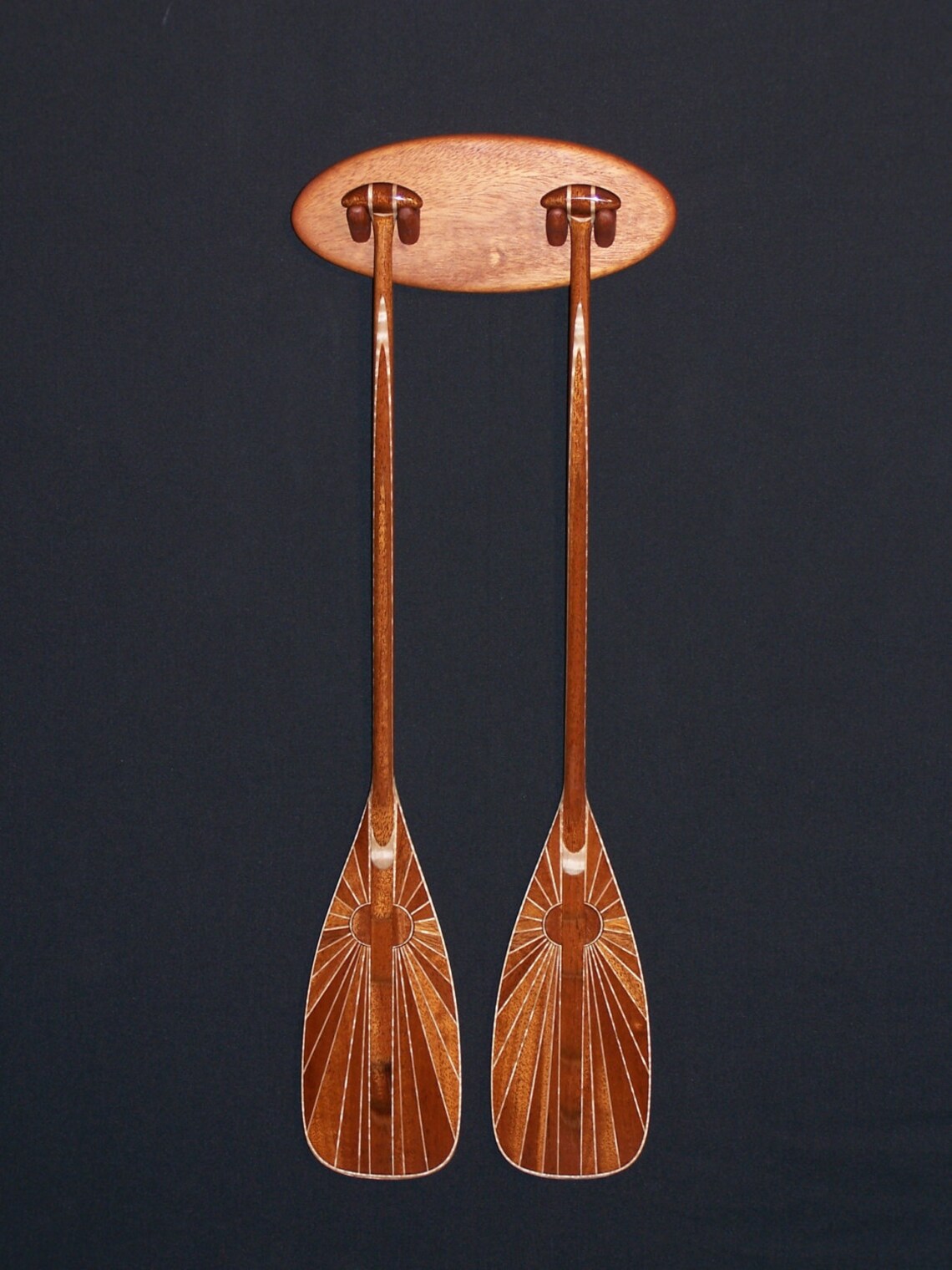 Paddle Display Hangers, for Displaying Your Wood Song Canoe Paddles. - Etsy