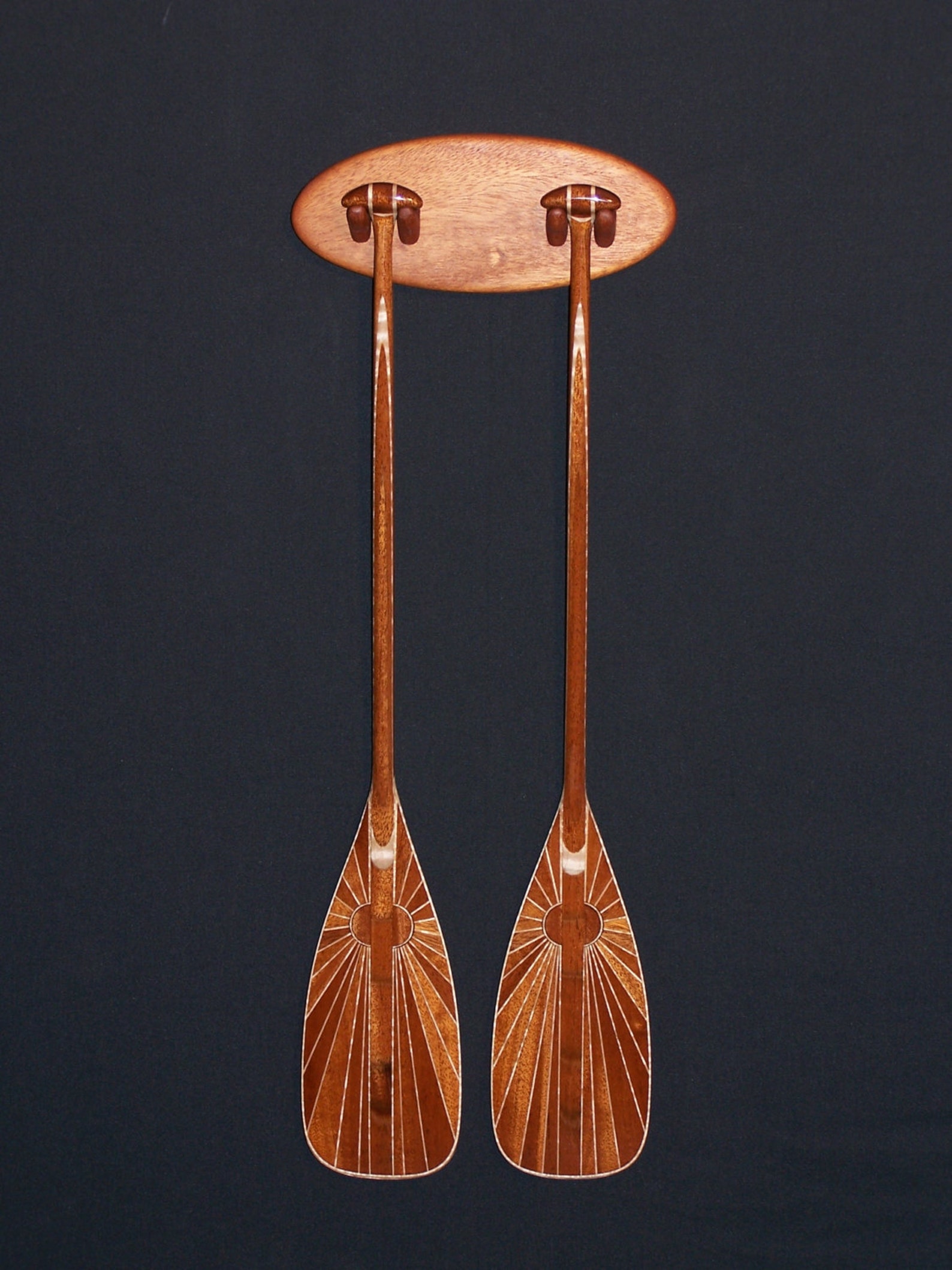 Paddle Display Hangers, for Displaying Your Wood Song Canoe Paddles. - Etsy