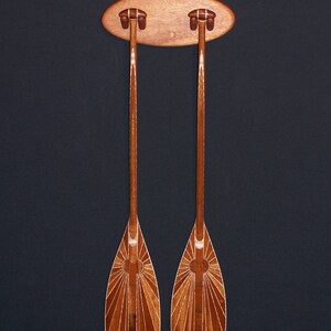 Paddle Display Hangers, for Displaying Your Wood Song Canoe Paddles. - Etsy