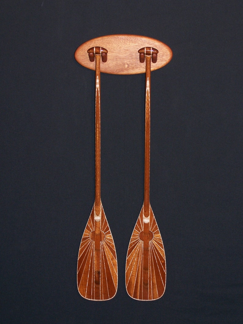 Paddle Display Hangers, for Displaying Your Wood Song Canoe Paddles. - Etsy