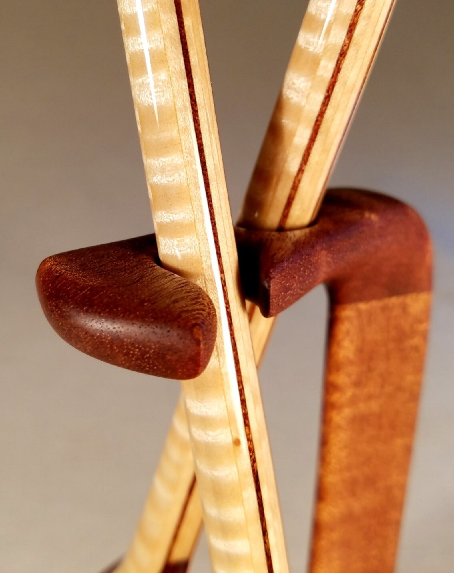 Miniature Canoe Paddles, 1/3rd Scale, Matched Pair of "white Beauty Iii ...