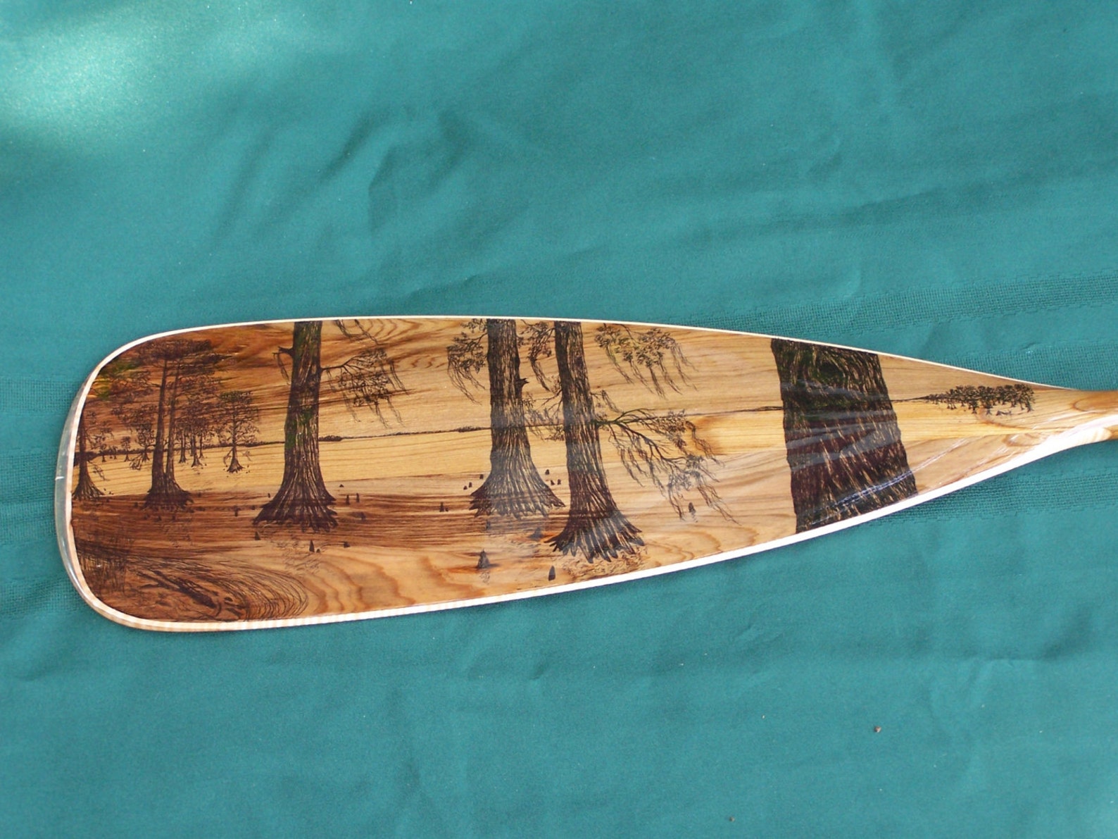 Wooden Canoe Paddle, Western Red Cedar "simplicity", With Original Pen ...