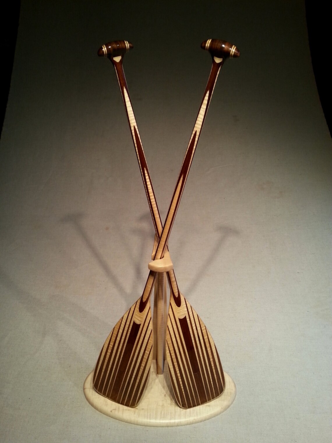 Wooden Canoe Paddles Matched Pair of 1/2 Scale salt - Etsy Canada