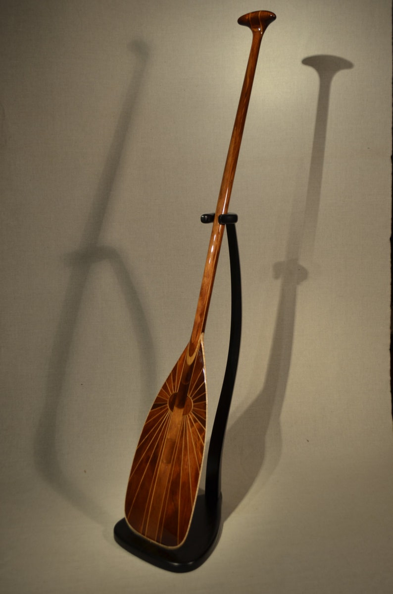 Wooden Canoe Paddle, 5 Degree S-blade, "ancient Sun", Ancient Kauri ...