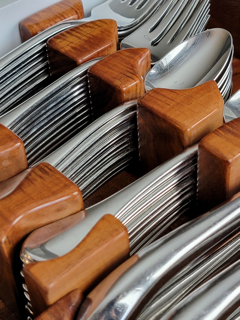 Silverware Tray, Curly Acacia Koa From Hawaii, MUST Be Custom Fitted to ...