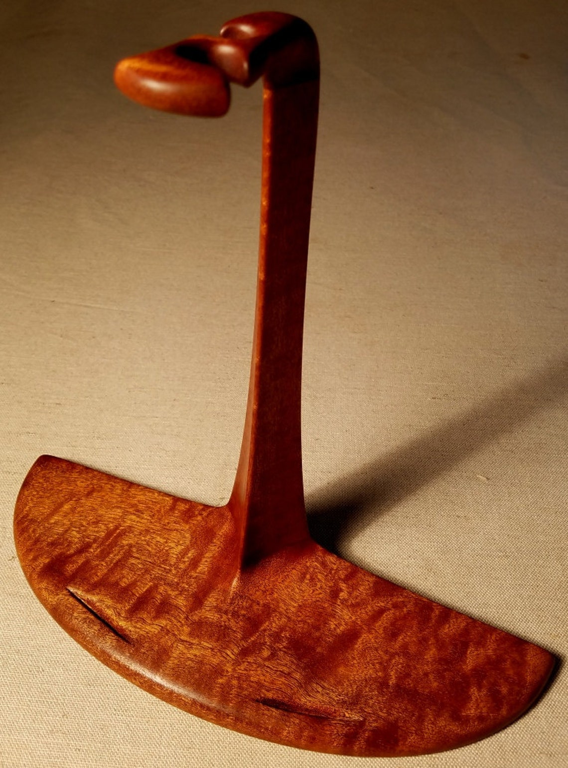 Display Stand for 1/3rd Scale Canoe Paddles. Sapele With a Pomelle ...
