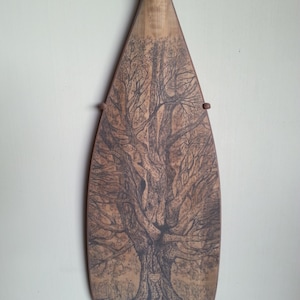 Paddle Display Hanger, Crepe Myrtle Branch, Custom Fit for 3 Wood Song ...