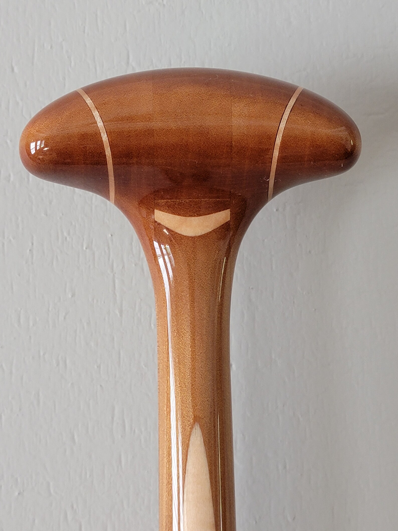 Canoe Paddle, "ancient Kauri Beauty Iii" Design, 5 Degree, Single-bend ...