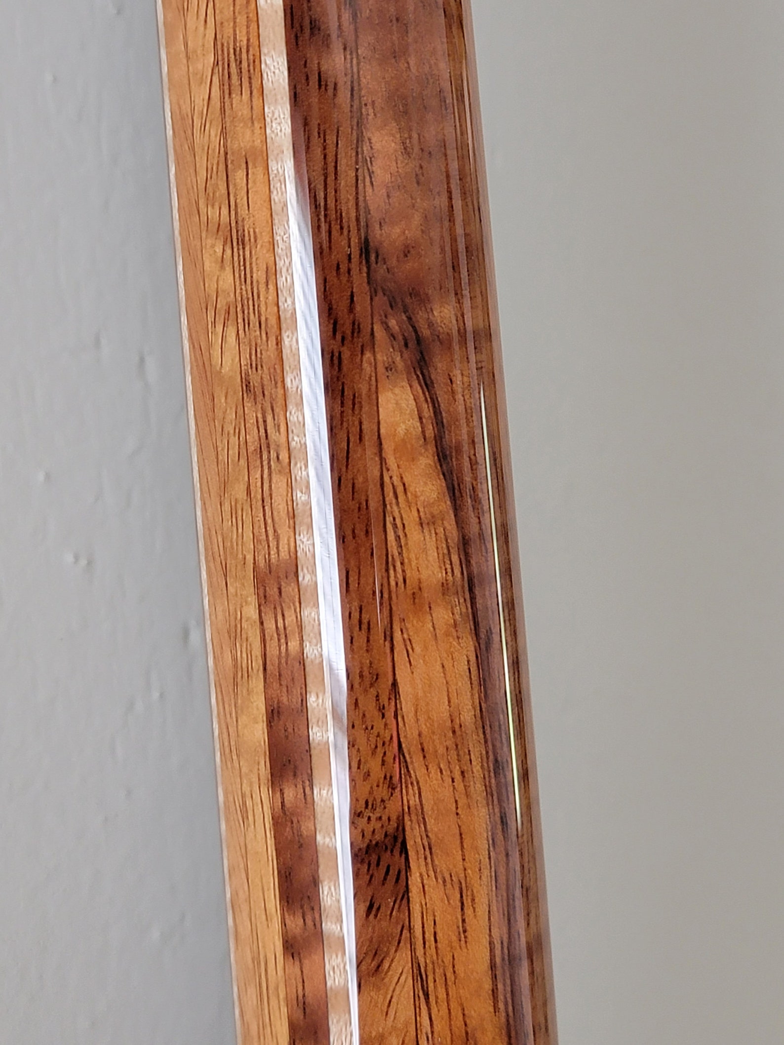 Canoe Paddle, "hawaiian Beauty Iii" Design, 5 Degree Single-bend S ...