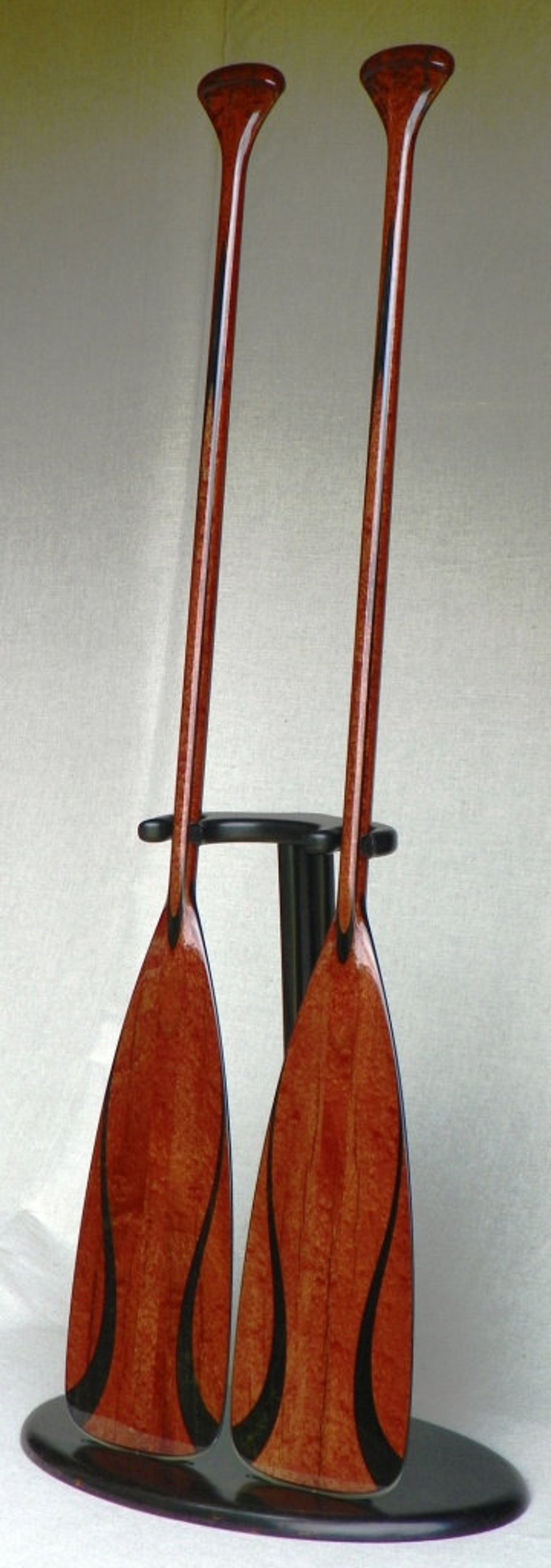 Wooden Canoe Paddles, Freestyle, "african Beauty Iv", From Pommele ...