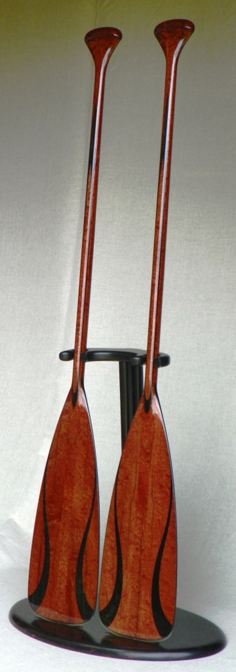 Wooden Canoe Paddles, Freestyle, "african Beauty Iv", From Pommele ...