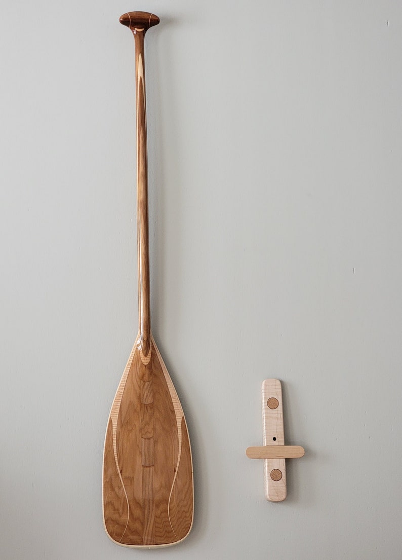 Canoe Paddle, "ancient Kauri Beauty Iii" Design, 5 Degree, Single-bend ...