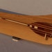 Wooden Canoe Paddle Display Holder, Displays Two 1/2 Scale Paddles ...