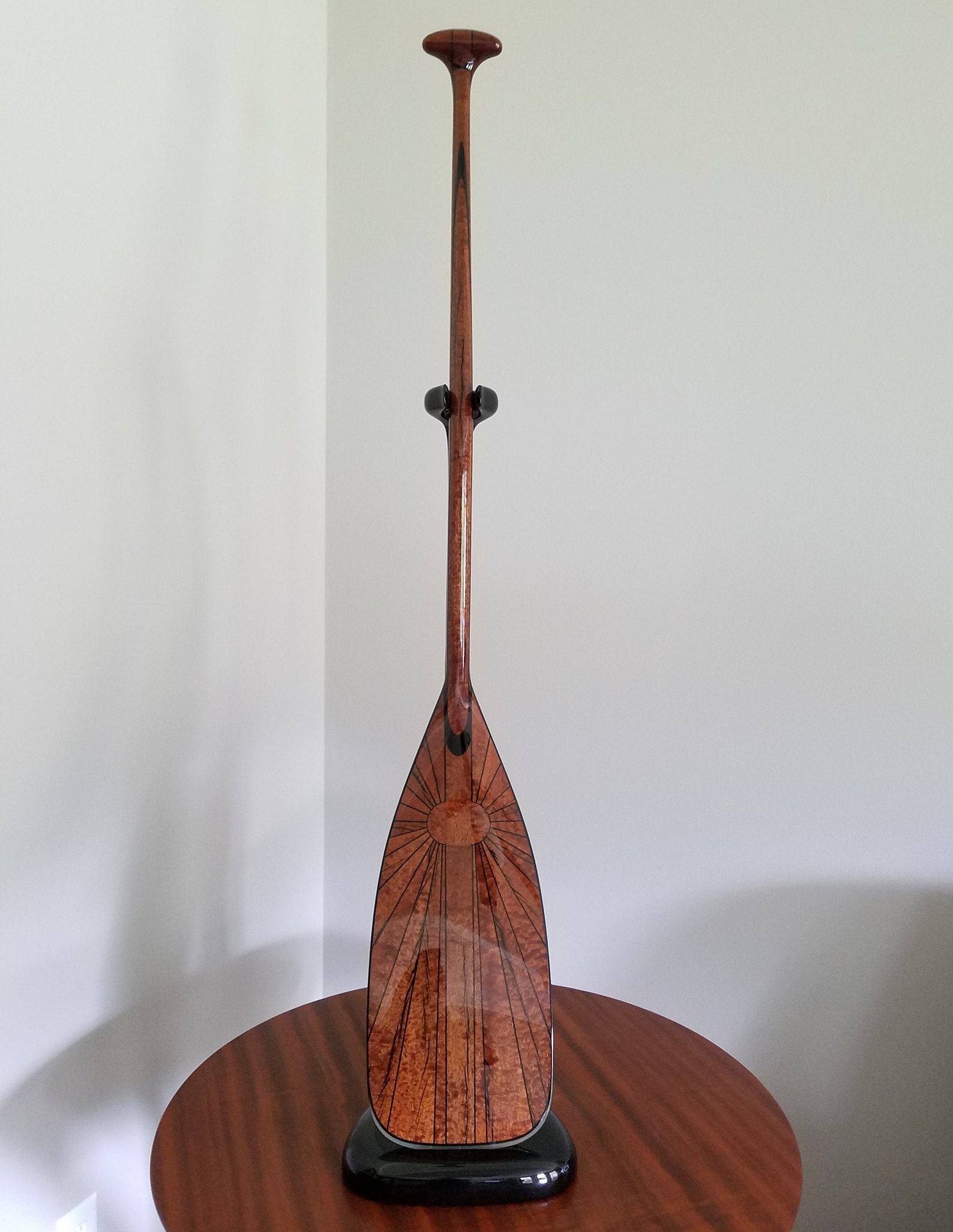 Canoe Paddle Display Stand - (paddle Not Included) Made From Curly ...
