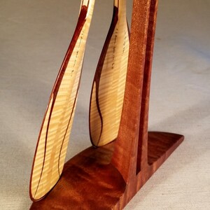 Miniature Canoe Paddles, 1/3rd Scale, Matched Pair of "white Beauty Iii ...