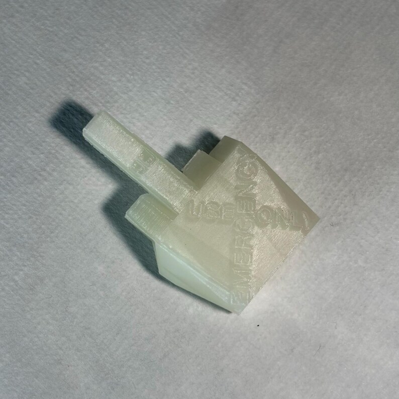 Middle Finger Whistle, 3D Printed Survival Safety Tool, Glow-in-the ...