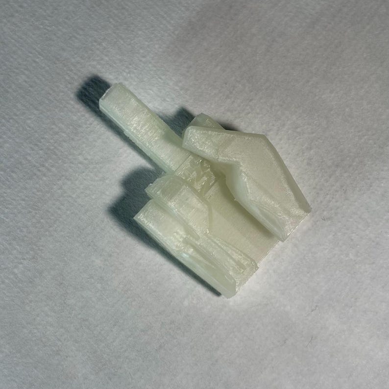 Middle Finger Whistle, 3D Printed Survival Safety Tool, Glow-in-the ...