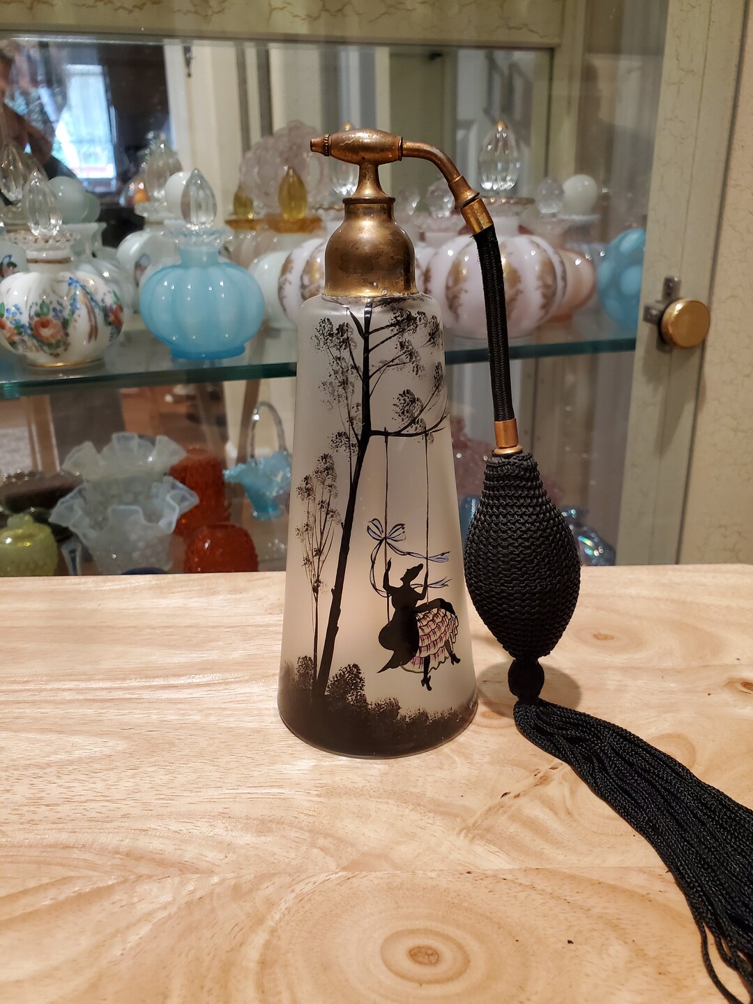 Antique French Hand Painted Atomizer - Etsy