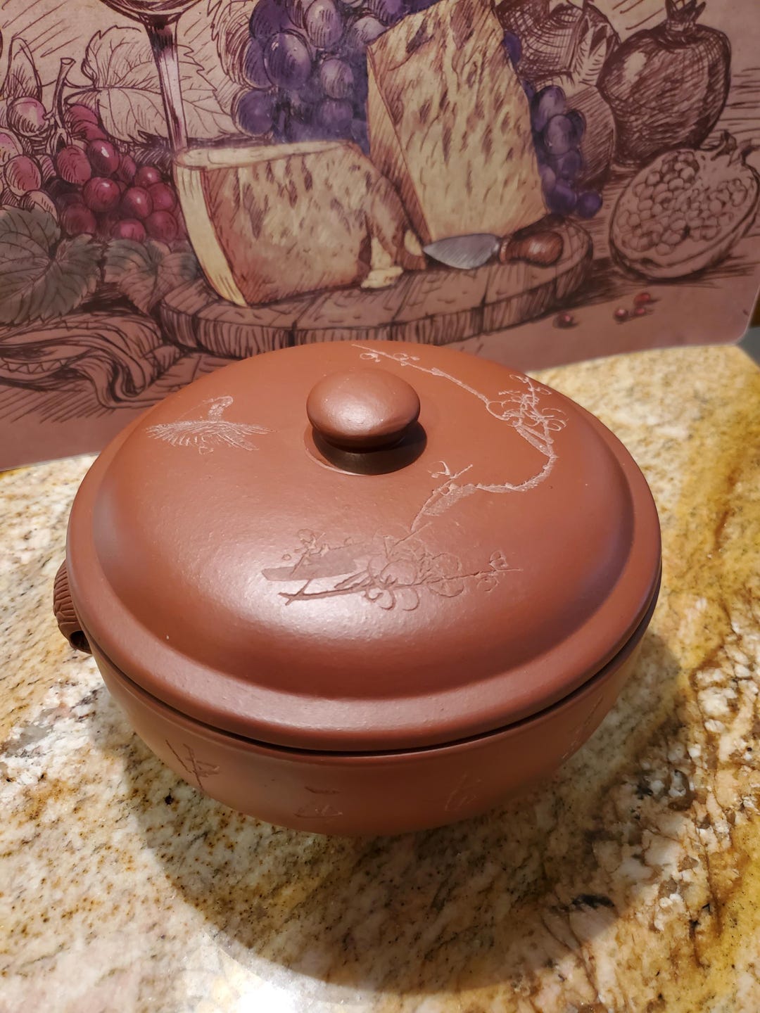 Small 7 Inch Japanese Red Clay Rice Steamer - Etsy