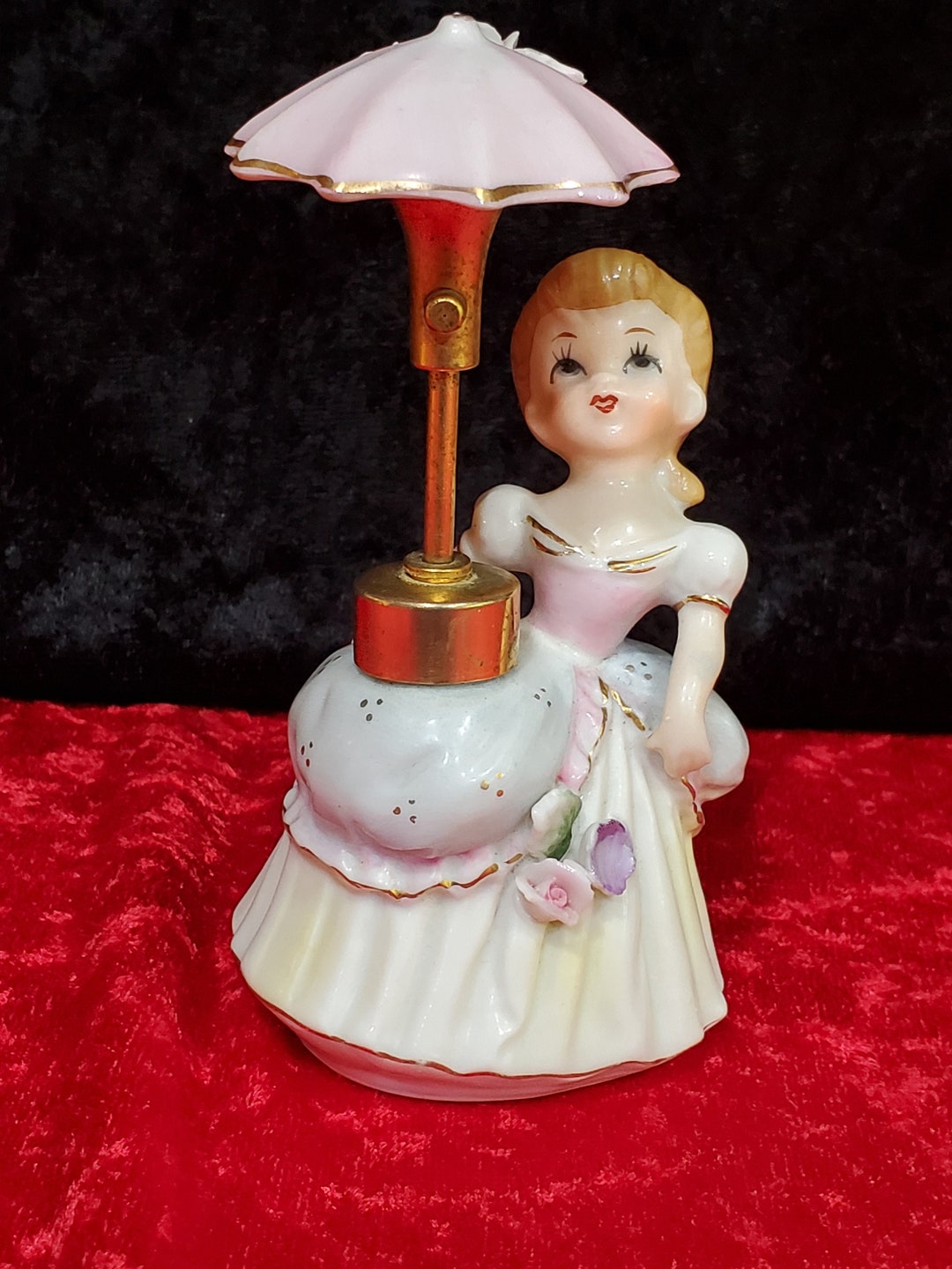 Devilbiss Porcelain Umbrella Girl Magic Mist Perfume Atomizer - Etsy