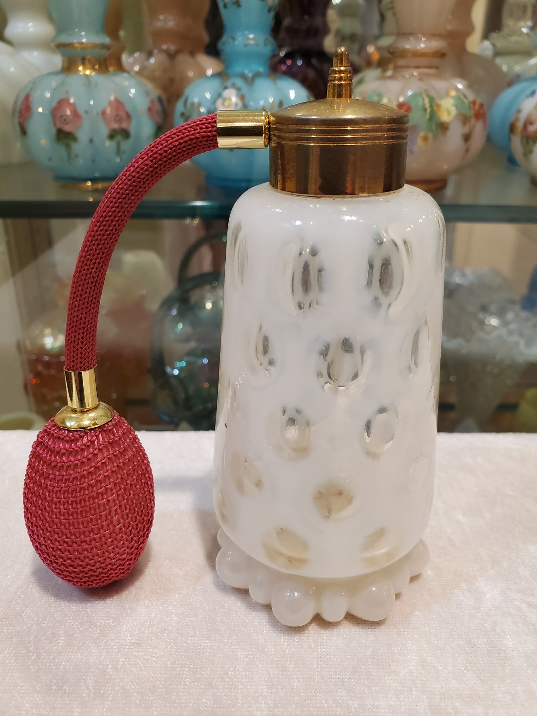 Fenton Opalescent Coin Dot Optic for Devilbiss - Etsy