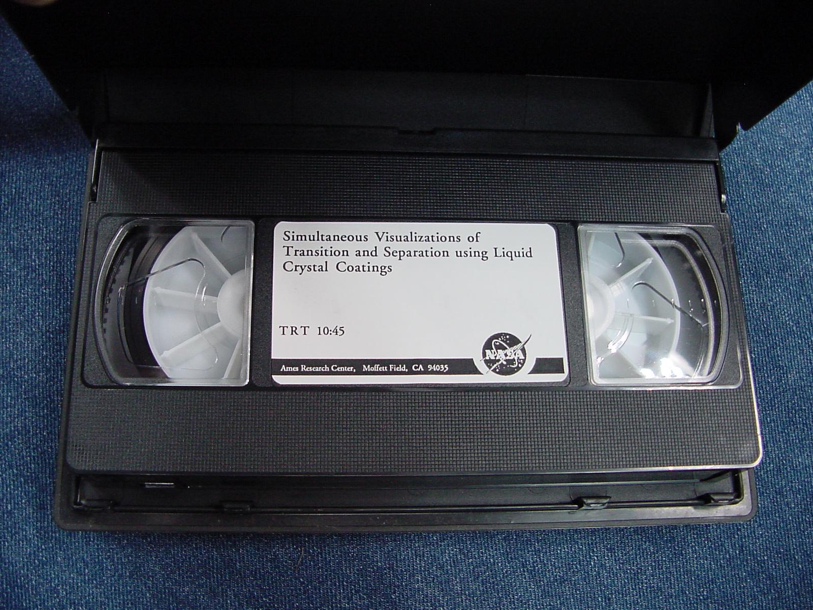 3 VHS Tapes Nasa Flow Visualization Aircraft Wing Stall Hummel Aviation ...