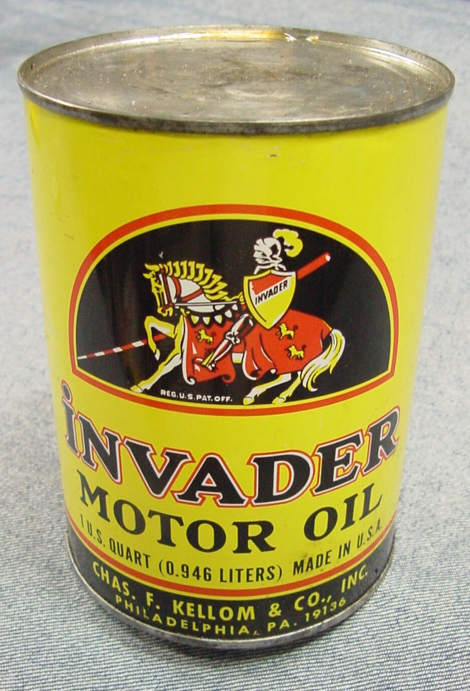 Vintage Invader Motor Oil Empty Can 1 Quart 30W - Etsy
