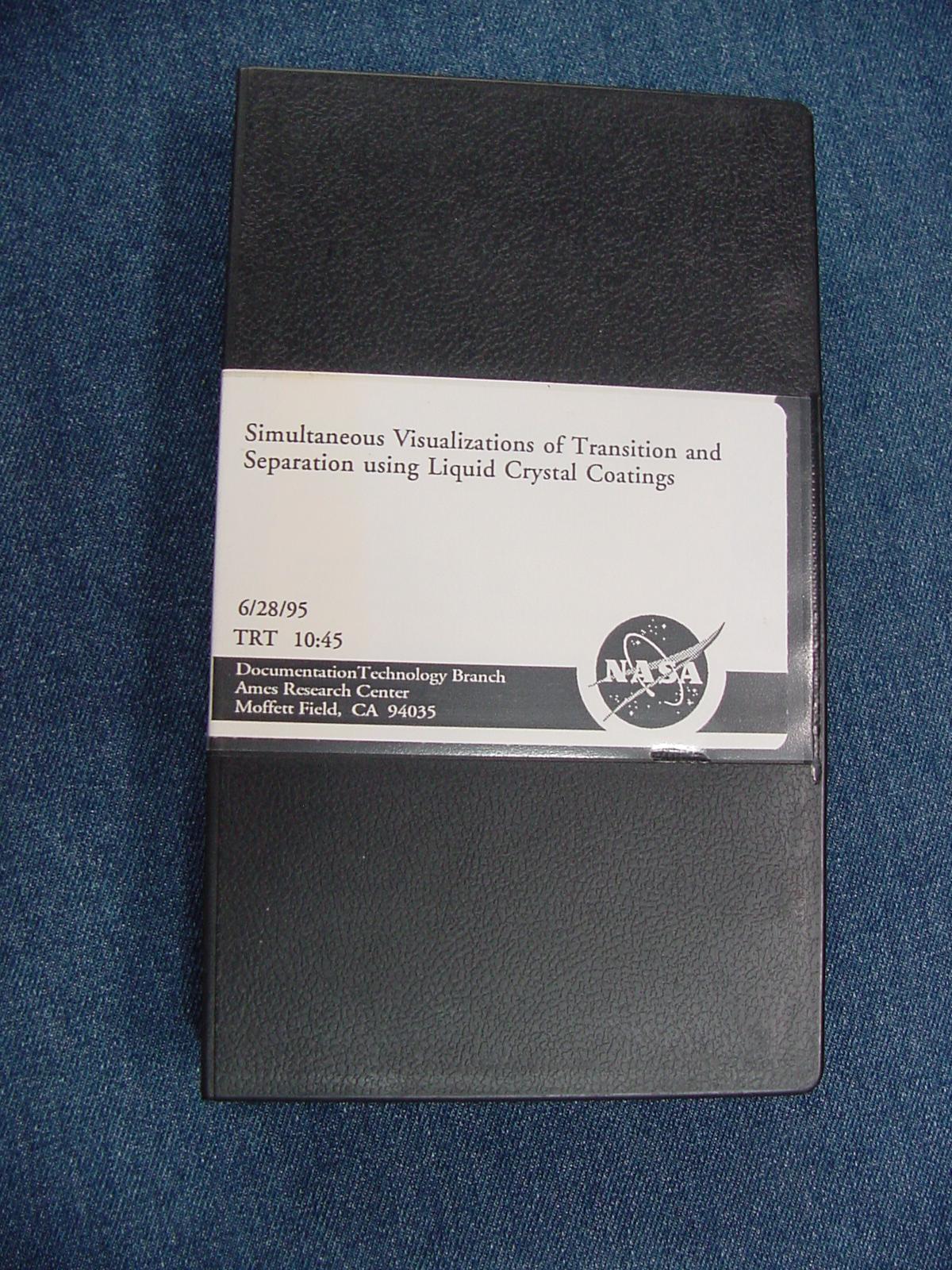 3 VHS Tapes Nasa Flow Visualization Aircraft Wing Stall Hummel Aviation ...