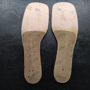 Insoles With Shanks for Shoemaking in Womens Sizes, Perepons Cardboard ...