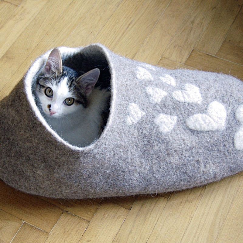 Wool Cat Cave - Etsy