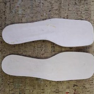Insoles With Shanks for Shoemaking in Womens Sizes, Perepons Cardboard ...