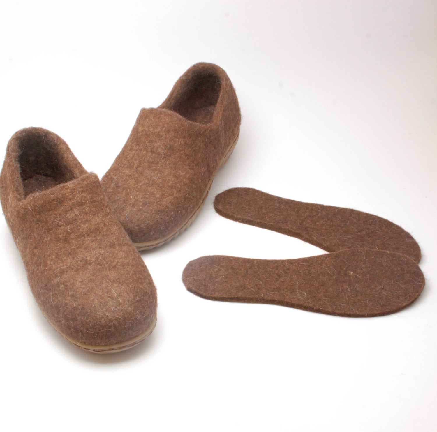 Organic Wool Felt Insoles Wool Boot Liners - Etsy