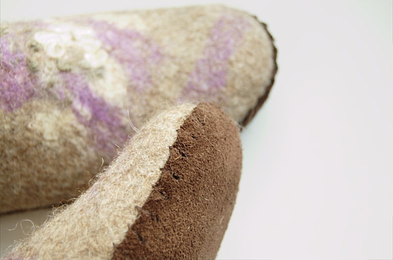 Natural Upcycled Leather Soles Handmade for My Felted Clogs - Etsy Canada