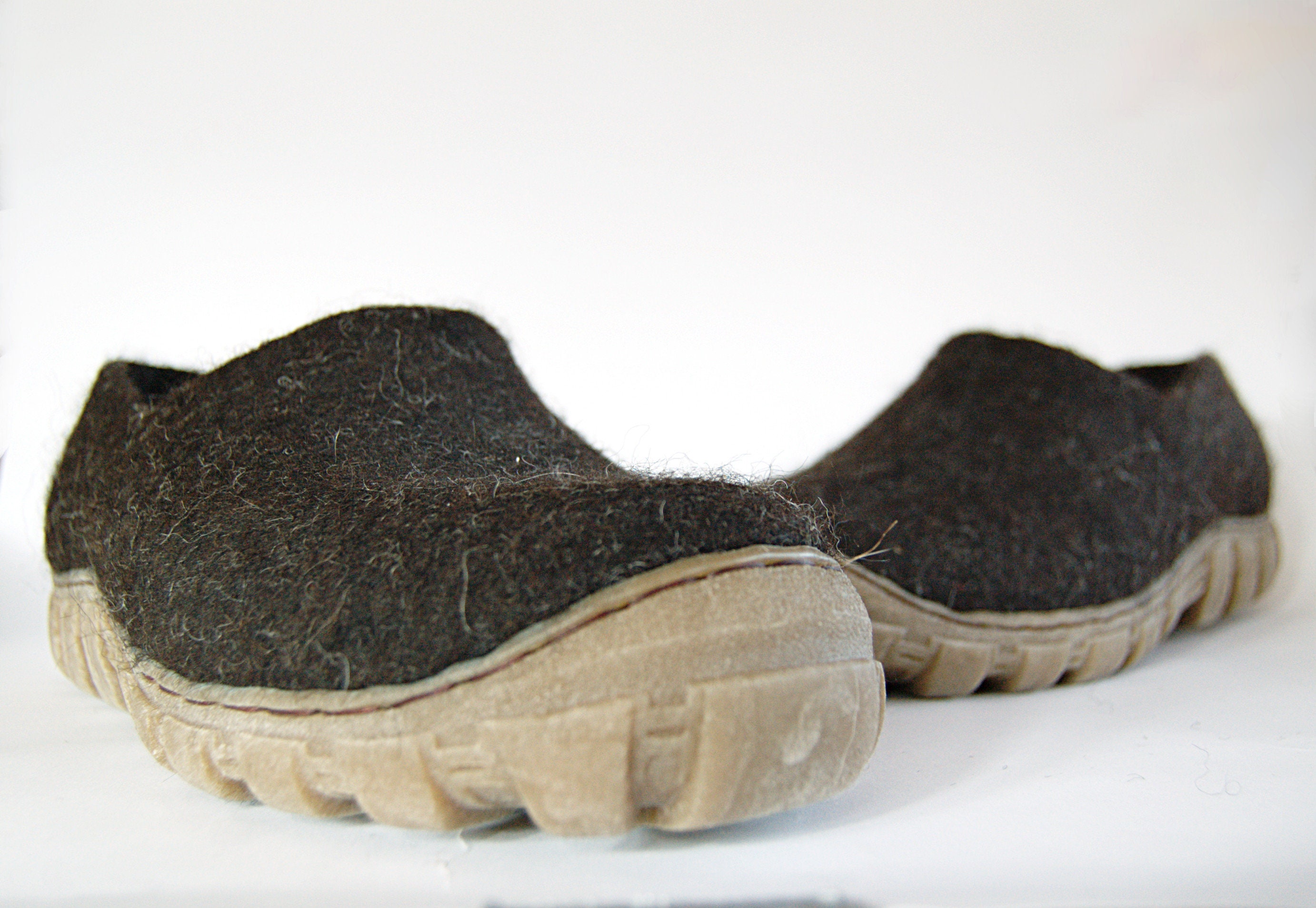 Mens Shoes Wool Boots for Men Handmade Men's Shoes | Etsy