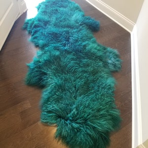 Mongolian Lamb Skin Rug - Etsy