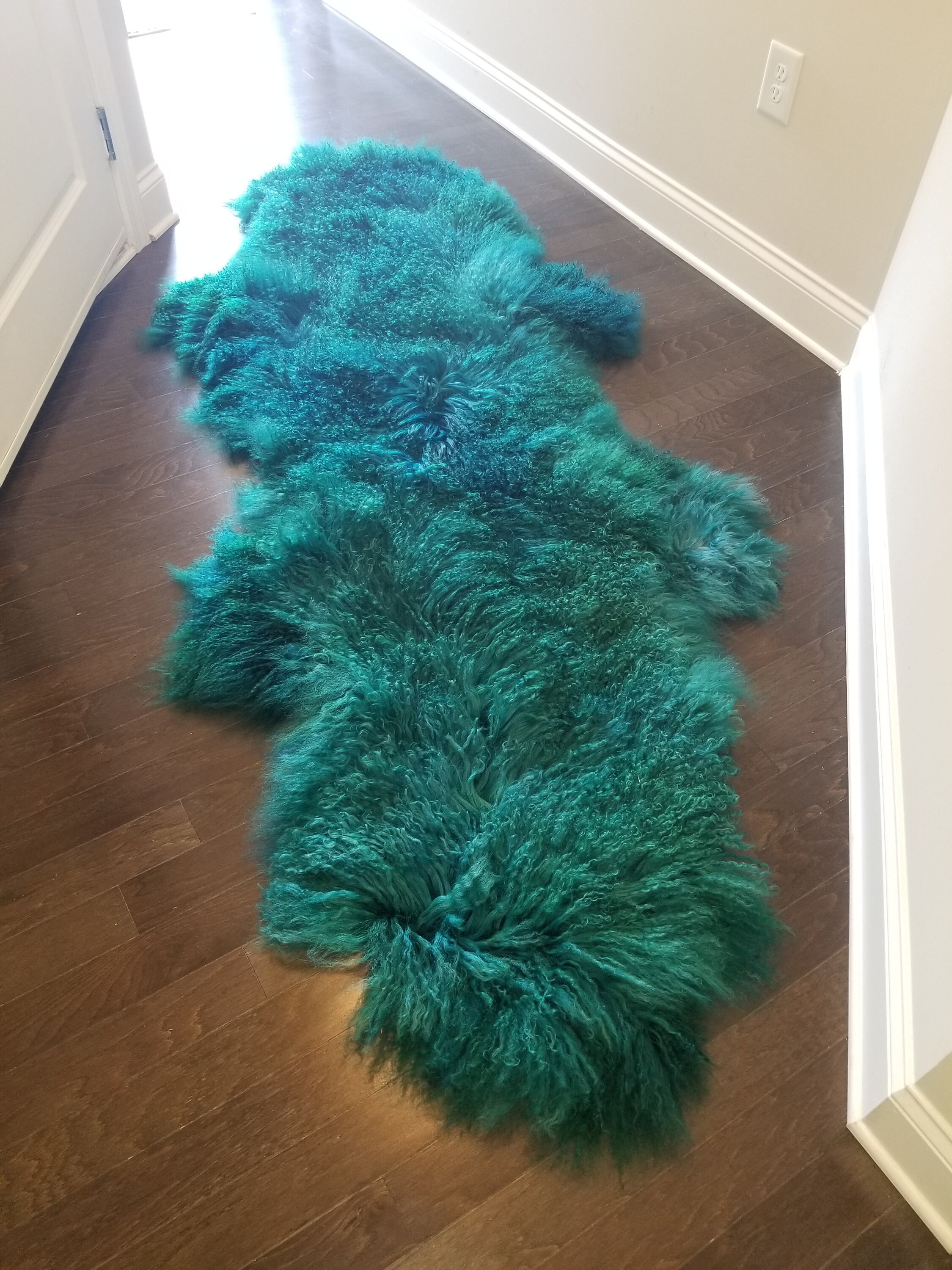 Mongolian Lamb Skin Rug - Etsy