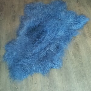 Mongolian Lamb Skin Rug - Etsy
